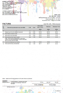 Imagini cu facturi, modele de facturi, modele facturi, model factura ...
